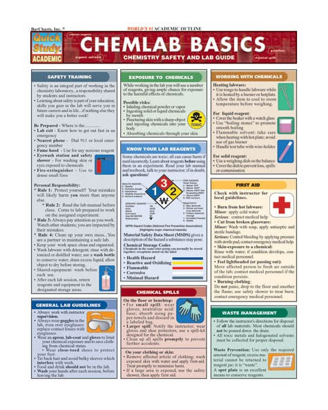 QuickStudy: Chemistry Lab Basics – CM School Supply