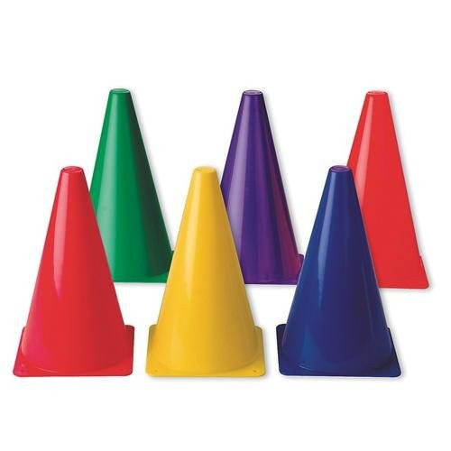 9" Rainbow Cones (Set of 6) - 417-009 – CM School Supply