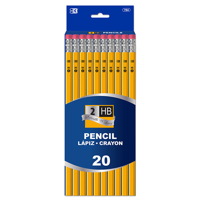 #2 Yellow Pencil (20/Pack) – CM School Supply