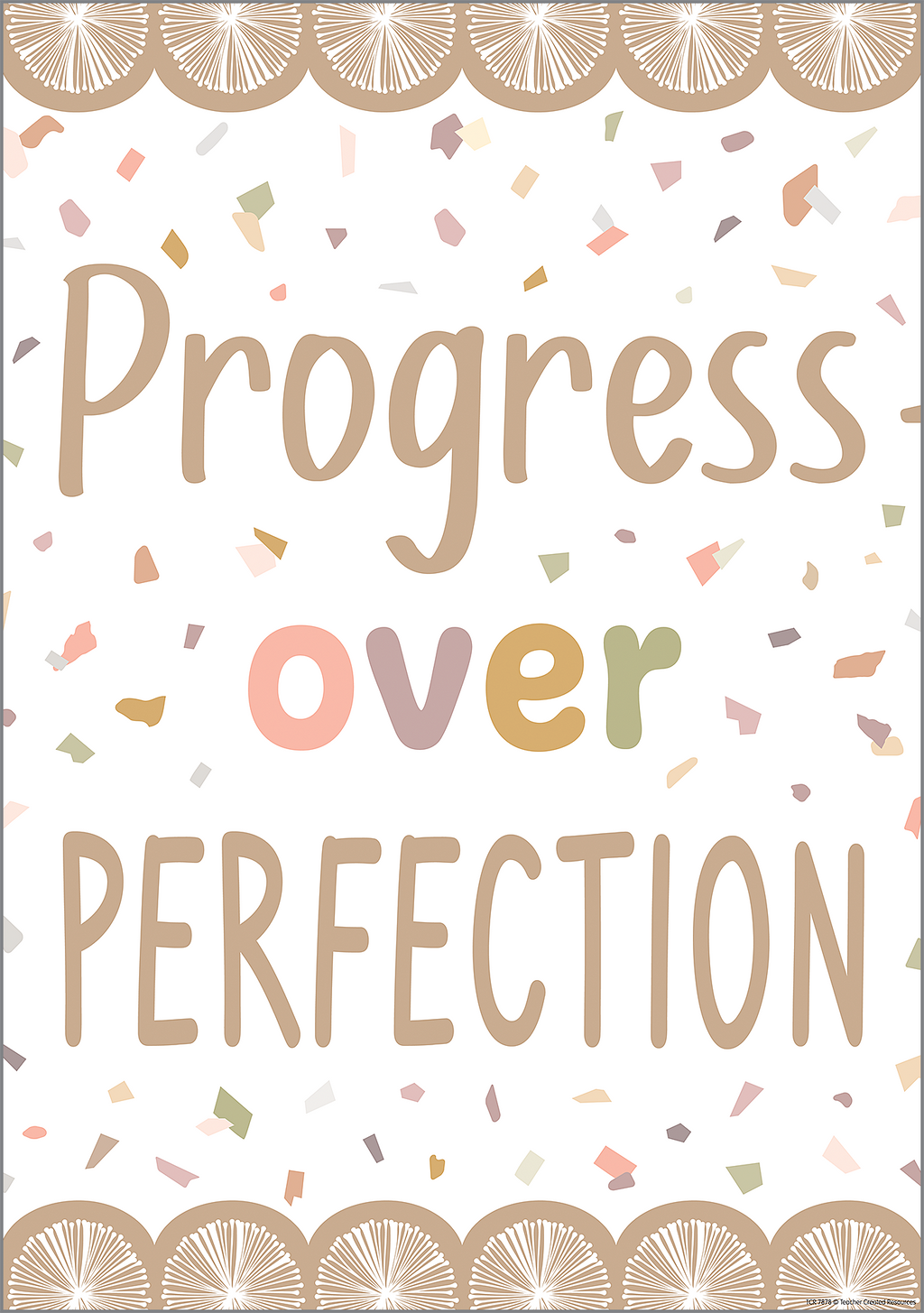 Progress over Perfection Positive Poster – CM School Supply