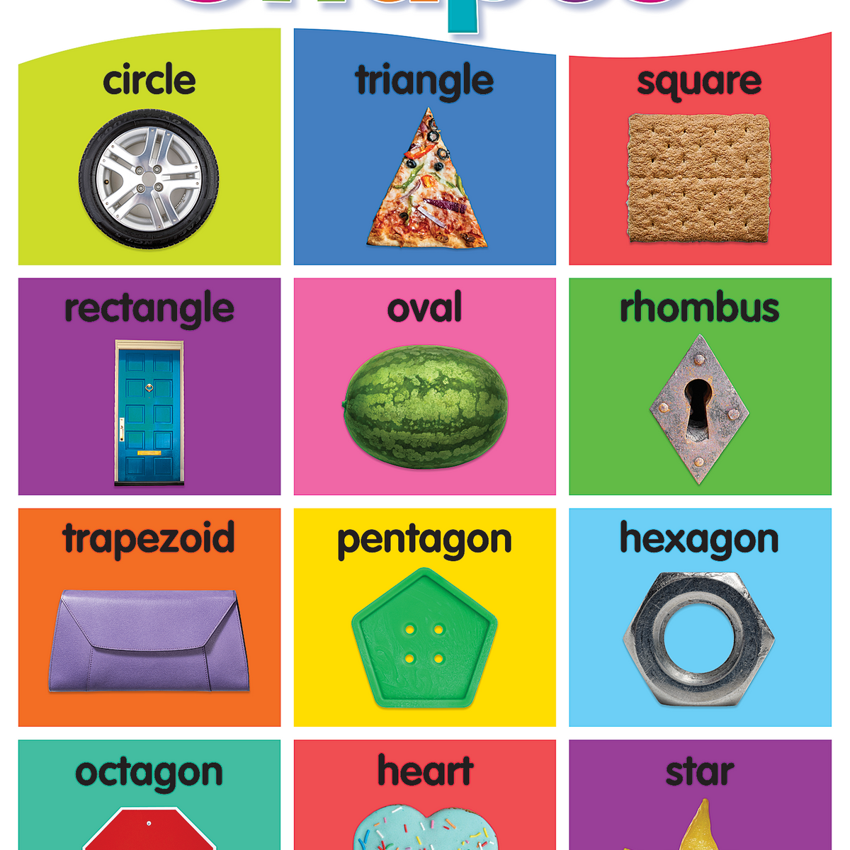 Colorful Shapes Chart — CM School Supply
