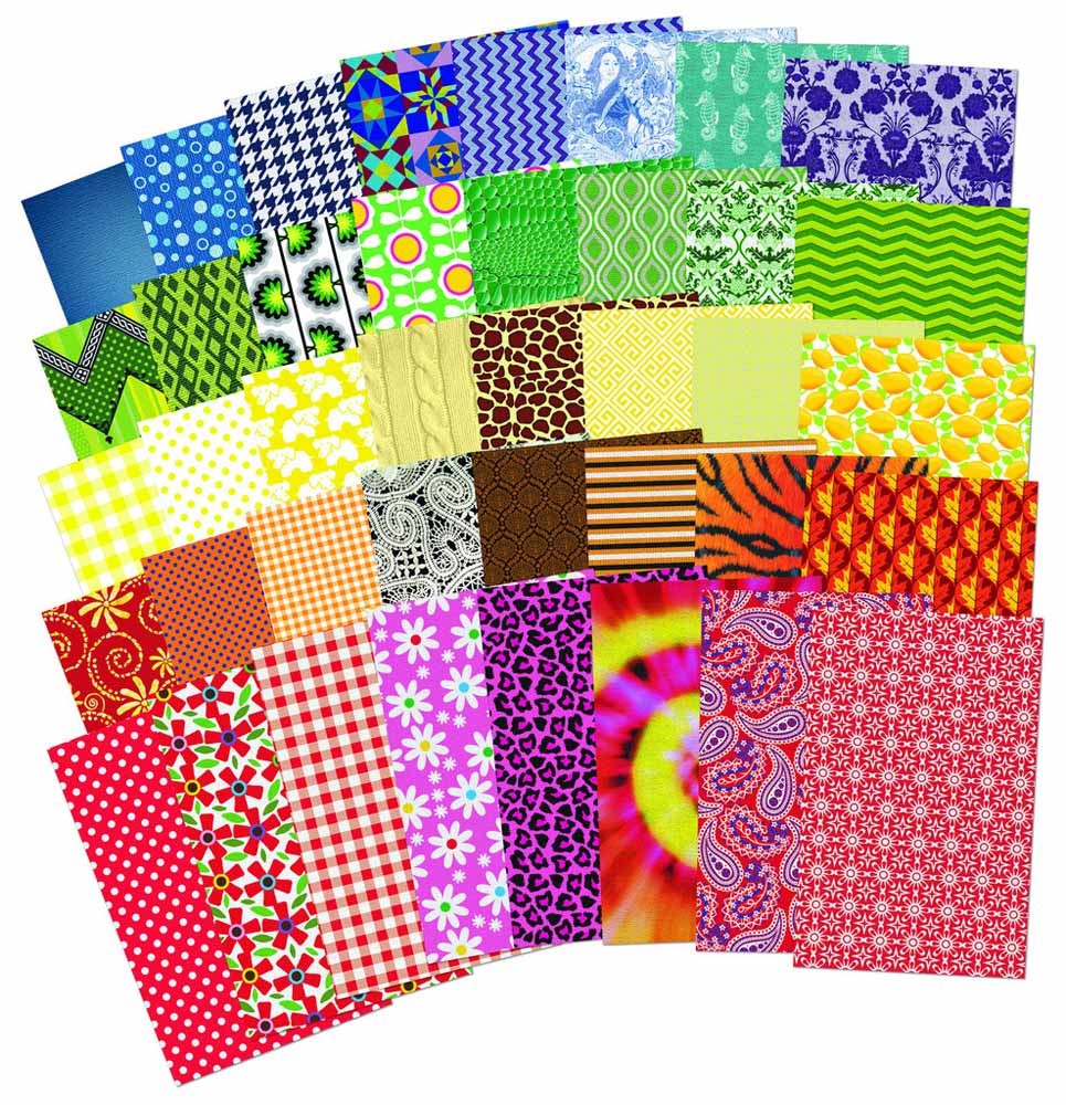 All Kinds of Fabric Craft Paper – CM School Supply