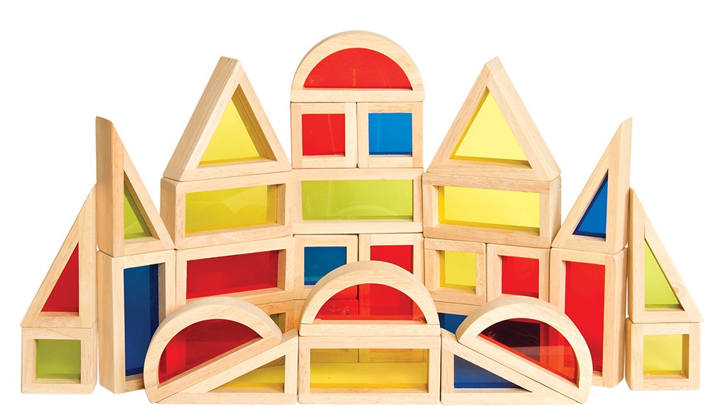 Rainbow Blocks (30 Pieces) – CM School Supply