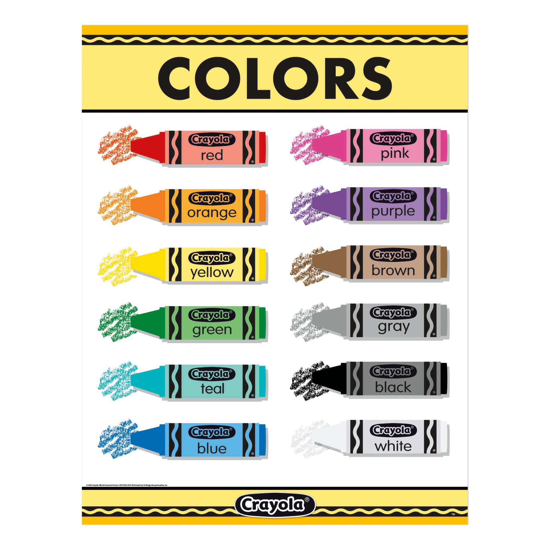 Crayola® Collection Posters & Charts — CM School Supply