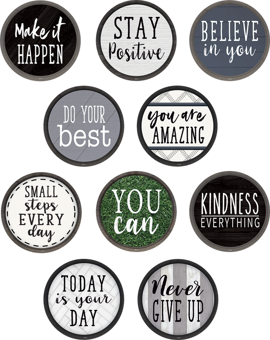 Modern Farmhouse Positive Sayings Accents — CM School Supply