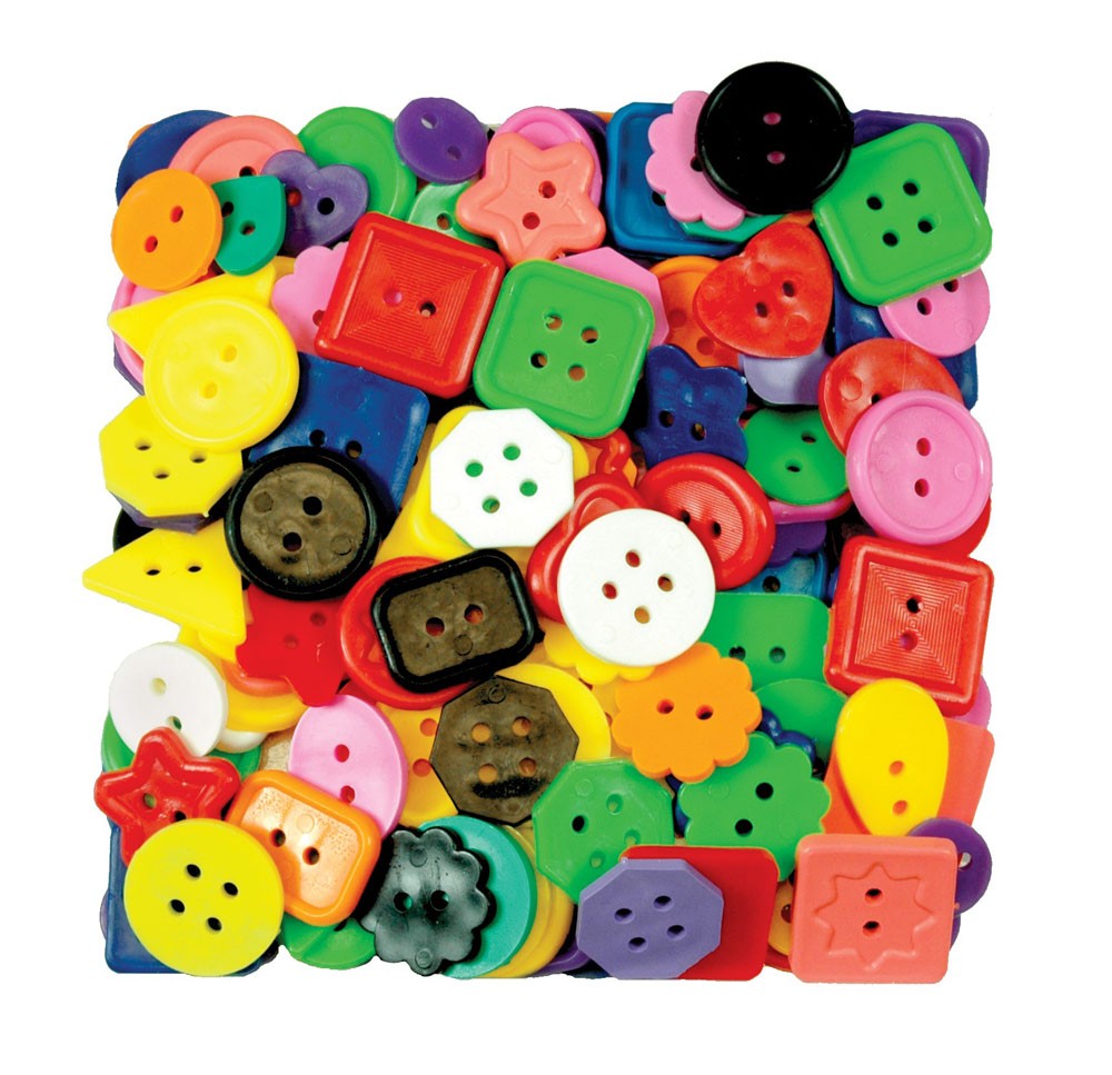 Assorted Bright Buttons — CM School Supply