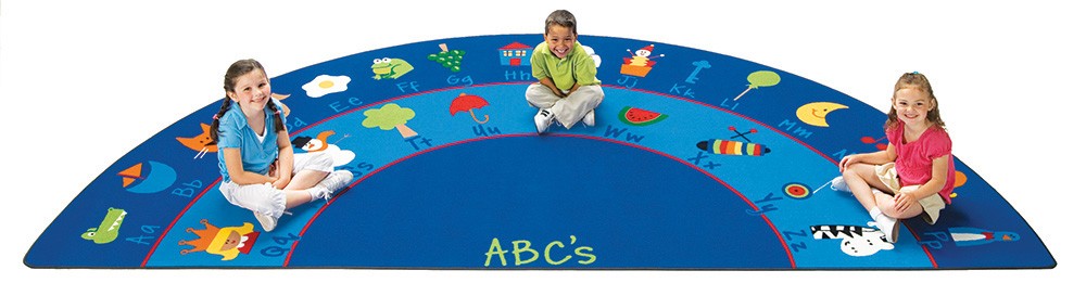 Fun With Phonics Rug (5'10" x 11'8" Semi-Circle) – CM School Supply