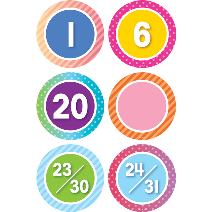Colorful Vibes Calendar Days — CM School Supply