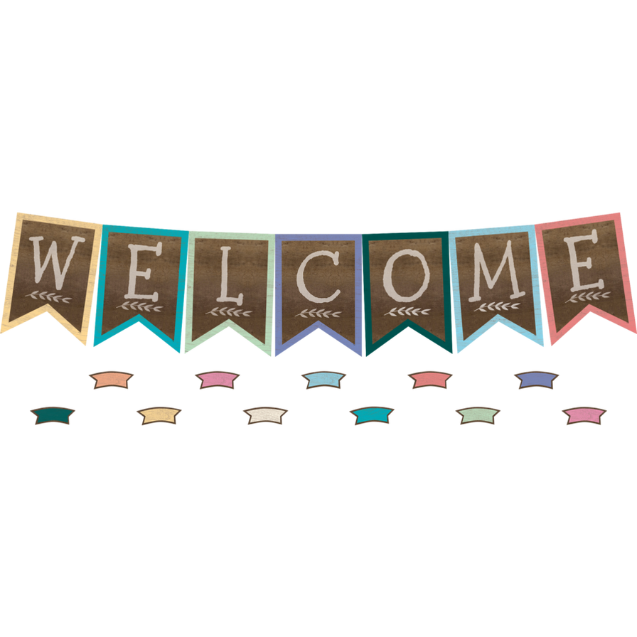 Home Sweet Classroom Pennants Welcome Bulletin Board Display Set — CM ...
