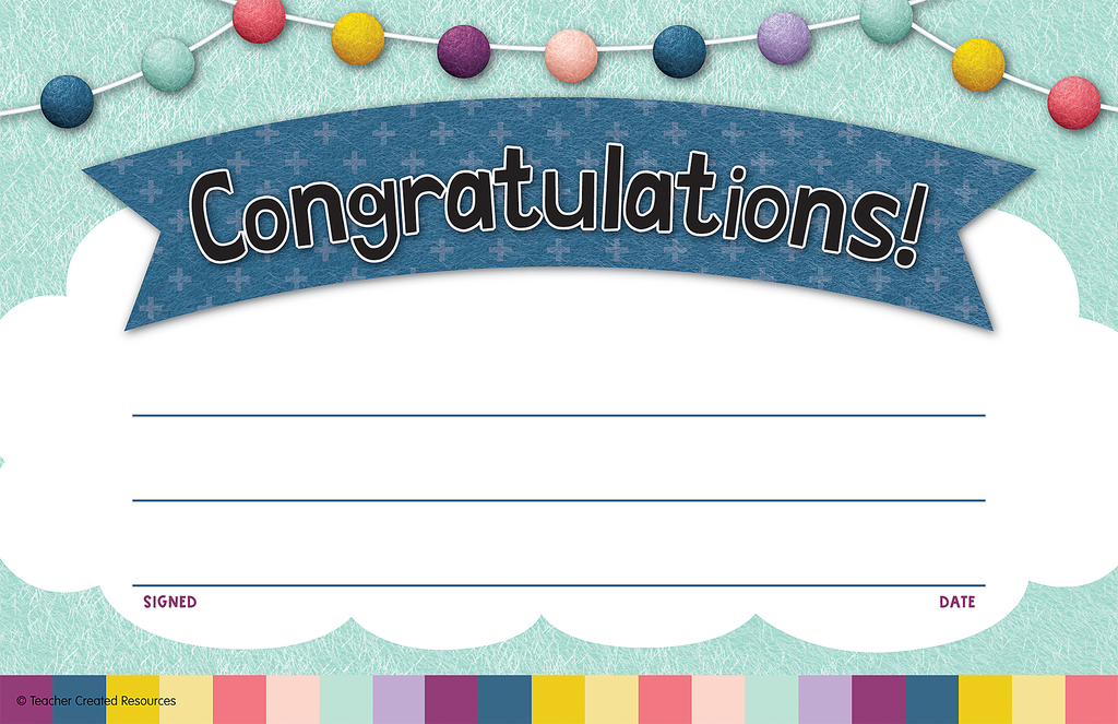 Oh Happy Day Congratulations Awards – CM School Supply
