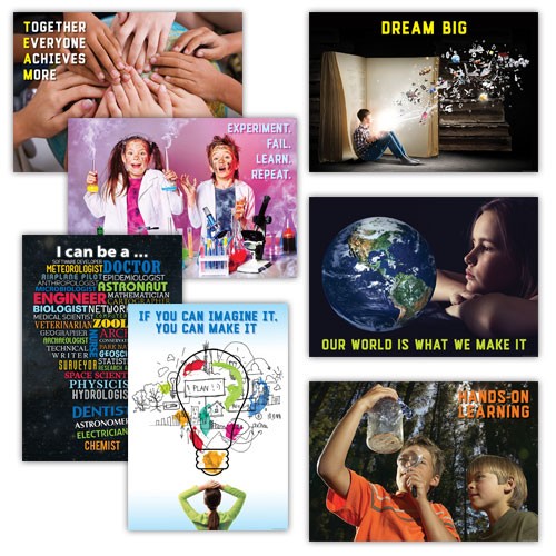 STEM Intermediate Poster Pack (7 Poster Pack) – CM School Supply