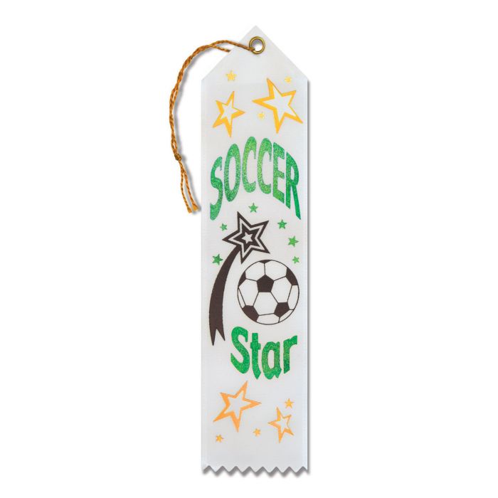 Soccer Star Award Ribbon – CM School Supply
