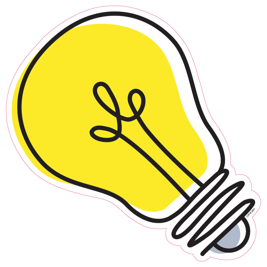 Doodle Lightbulb Accents (Core Decor) — CM School Supply