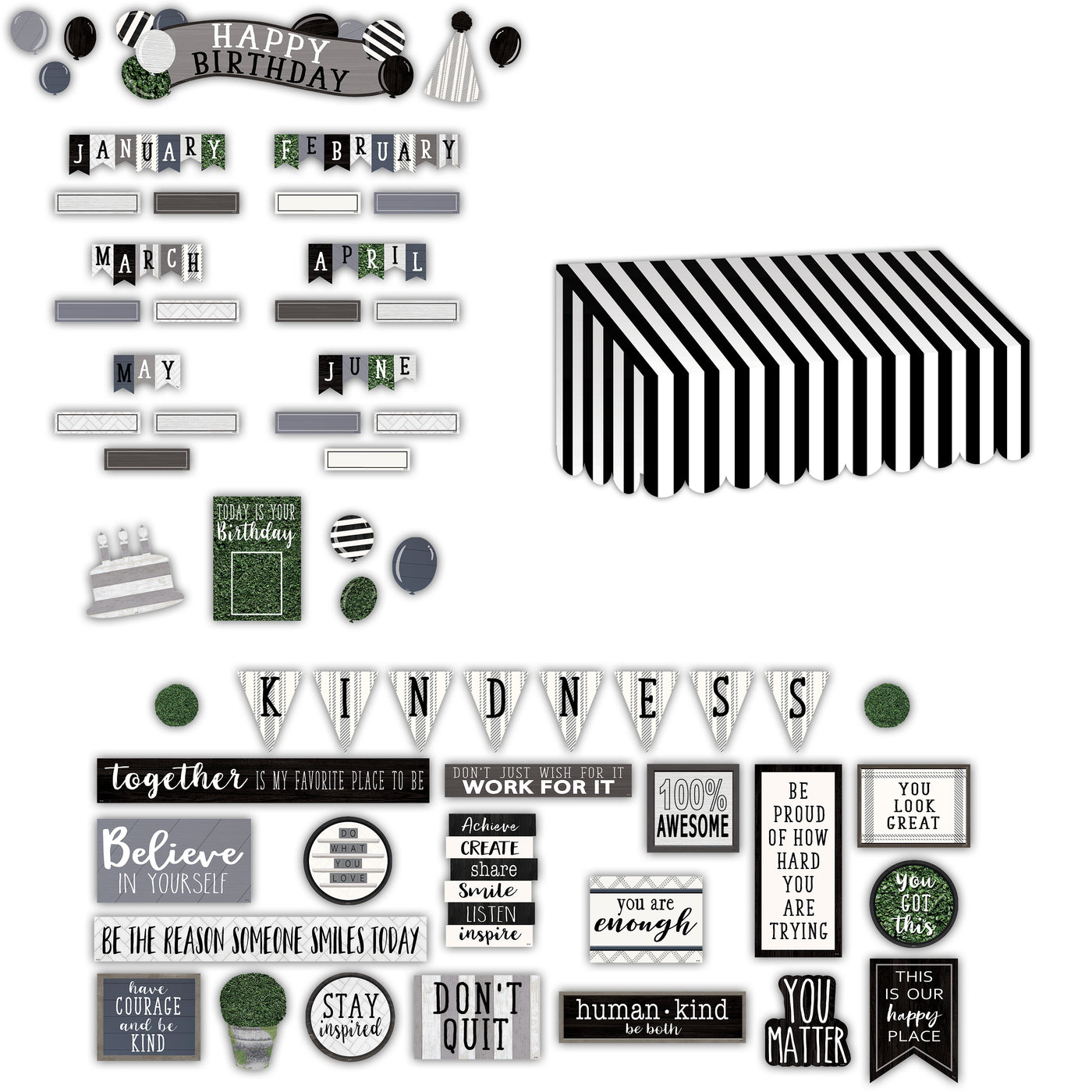 Teacher Created Modern Farmhouse Classroom Decor Bundle — CM School Supply