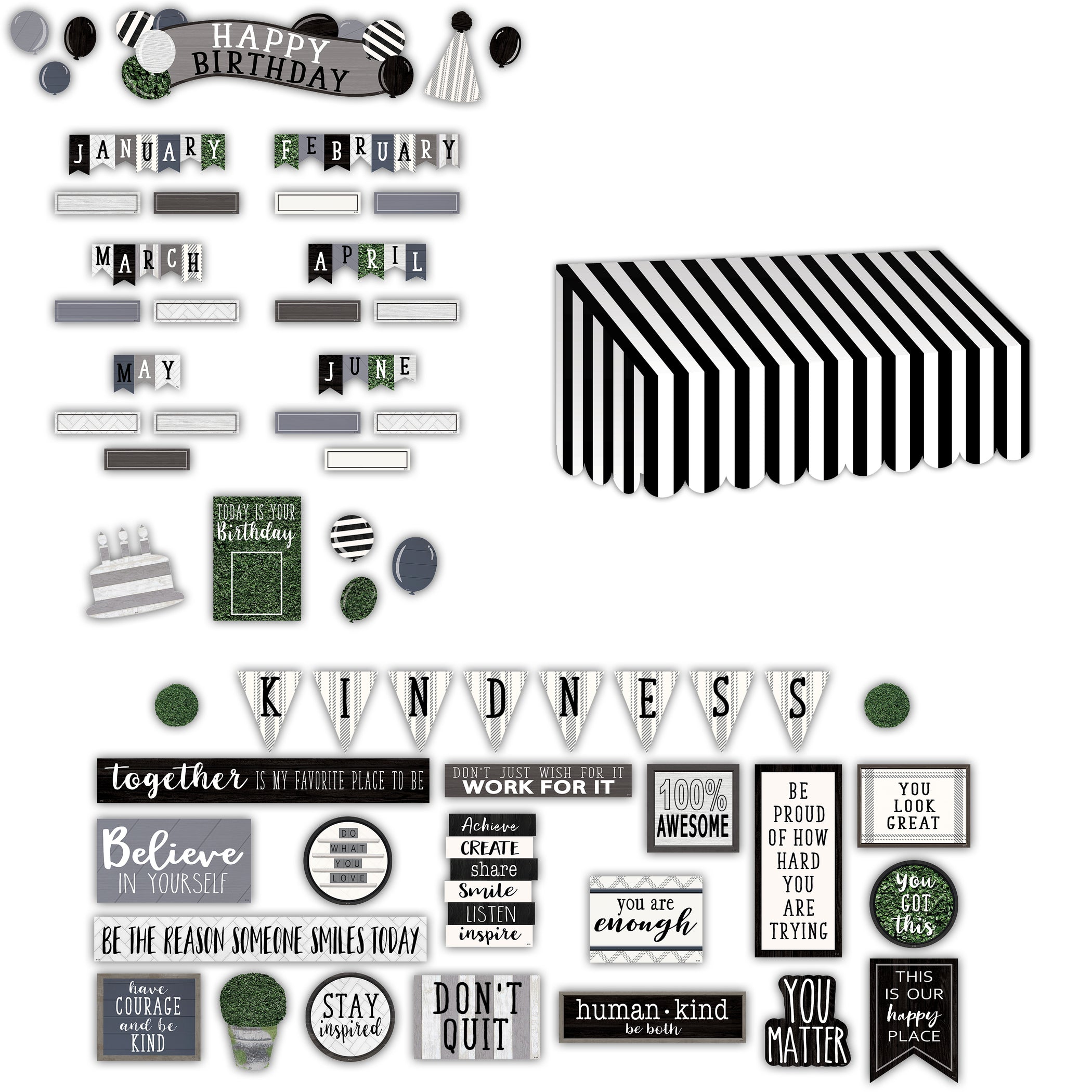 Teacher Created Modern Farmhouse Classroom Decor Bundle — CM School Supply