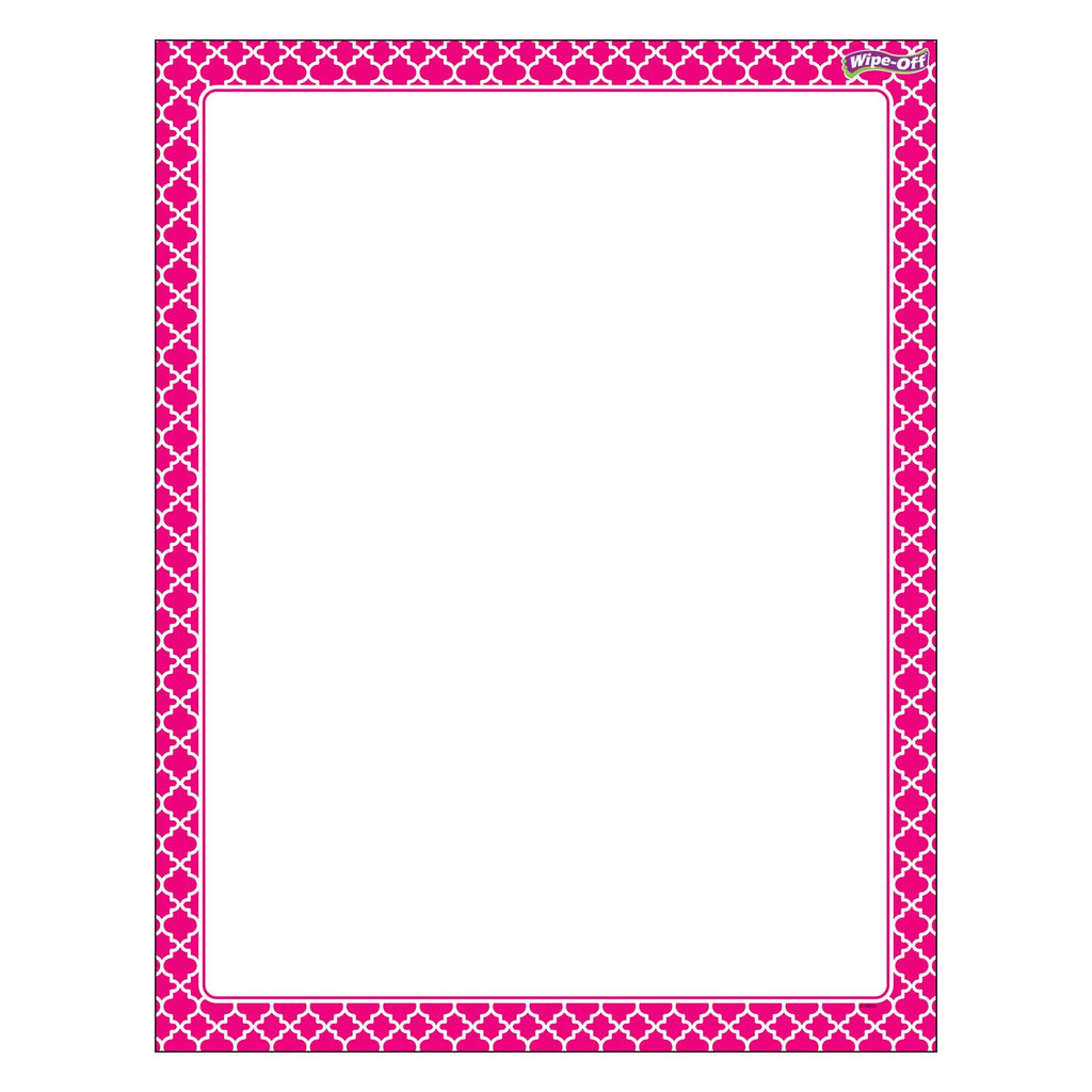 Moroccan Pink Wipe-Off® Chart – CM School Supply