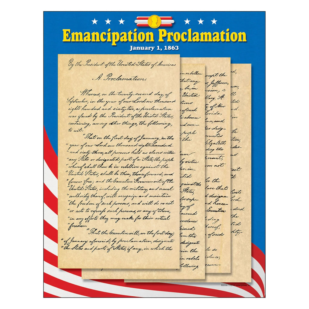 Emancipation Proclamation Learning Chart – CM School Supply