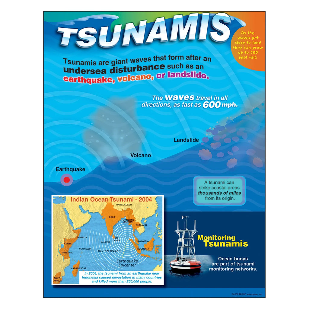 Tsunamis Learning Chart – CM School Supply