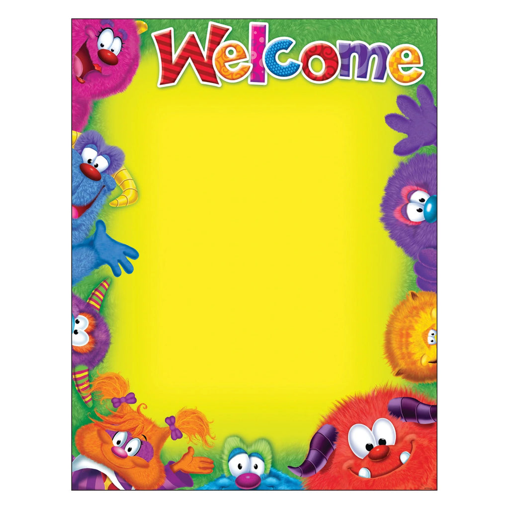Welcome–Blank Furry Friends® Learning Chart – CM School Supply