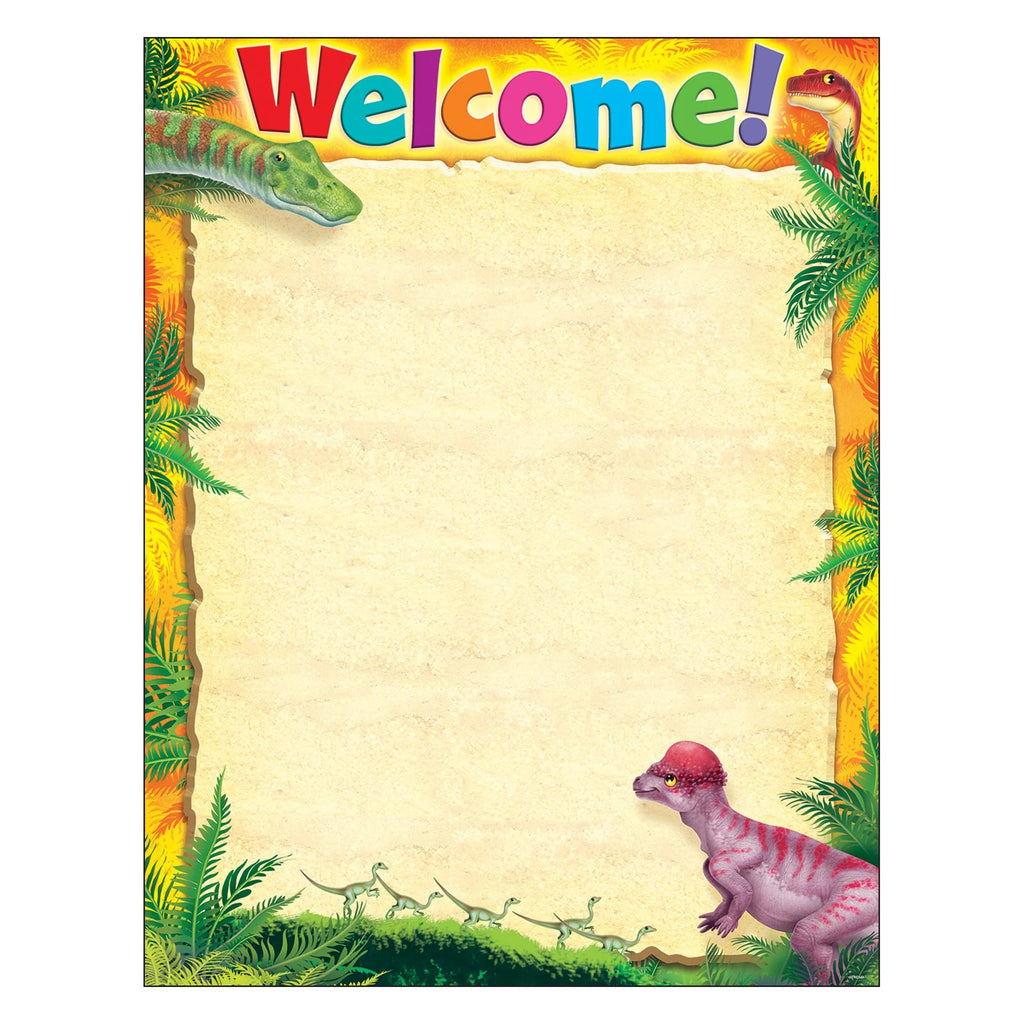 Welcome Discovering Dinosaurs® Learning Chart – CM School Supply