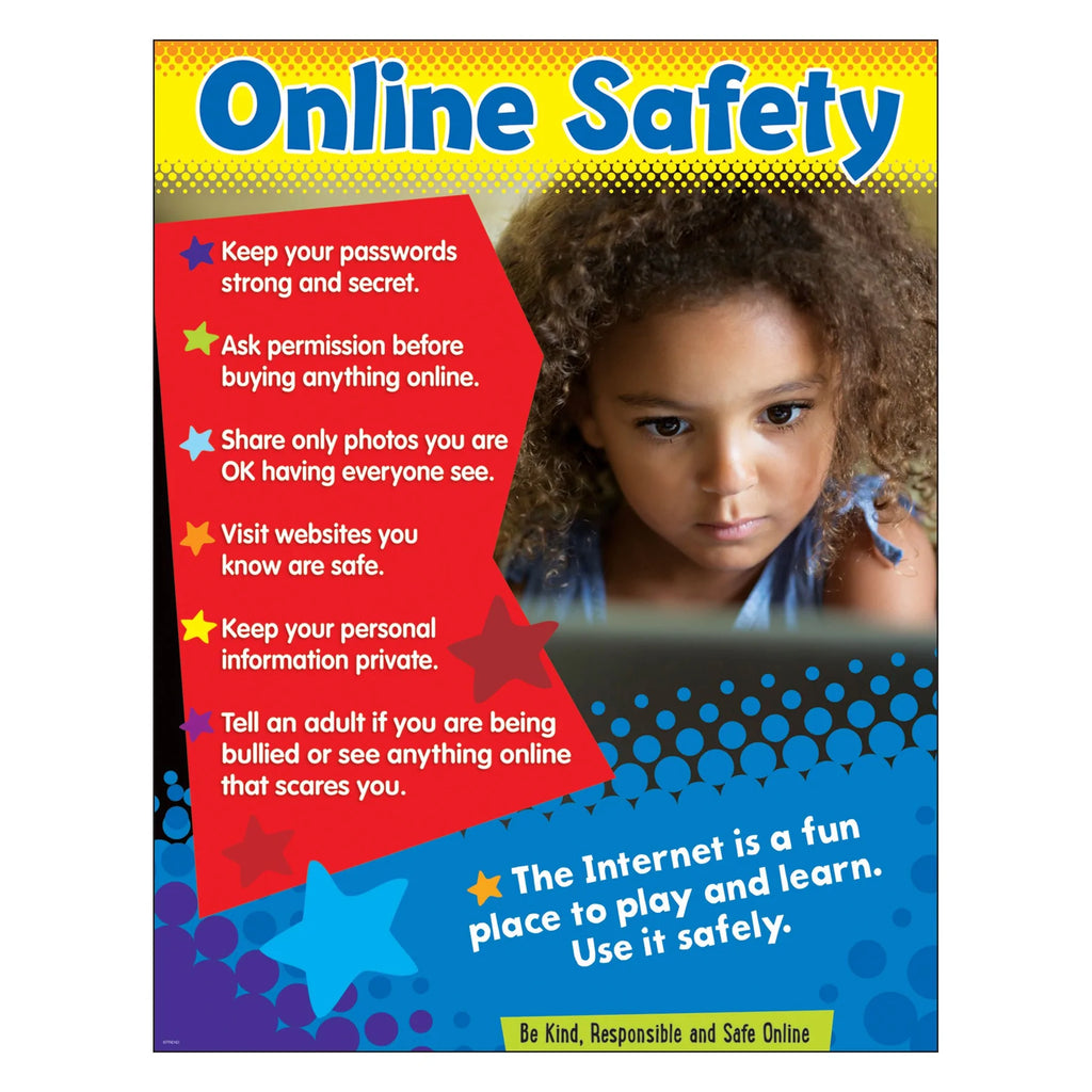 Online Safety (Primary) Learning Chart – CM School Supply
