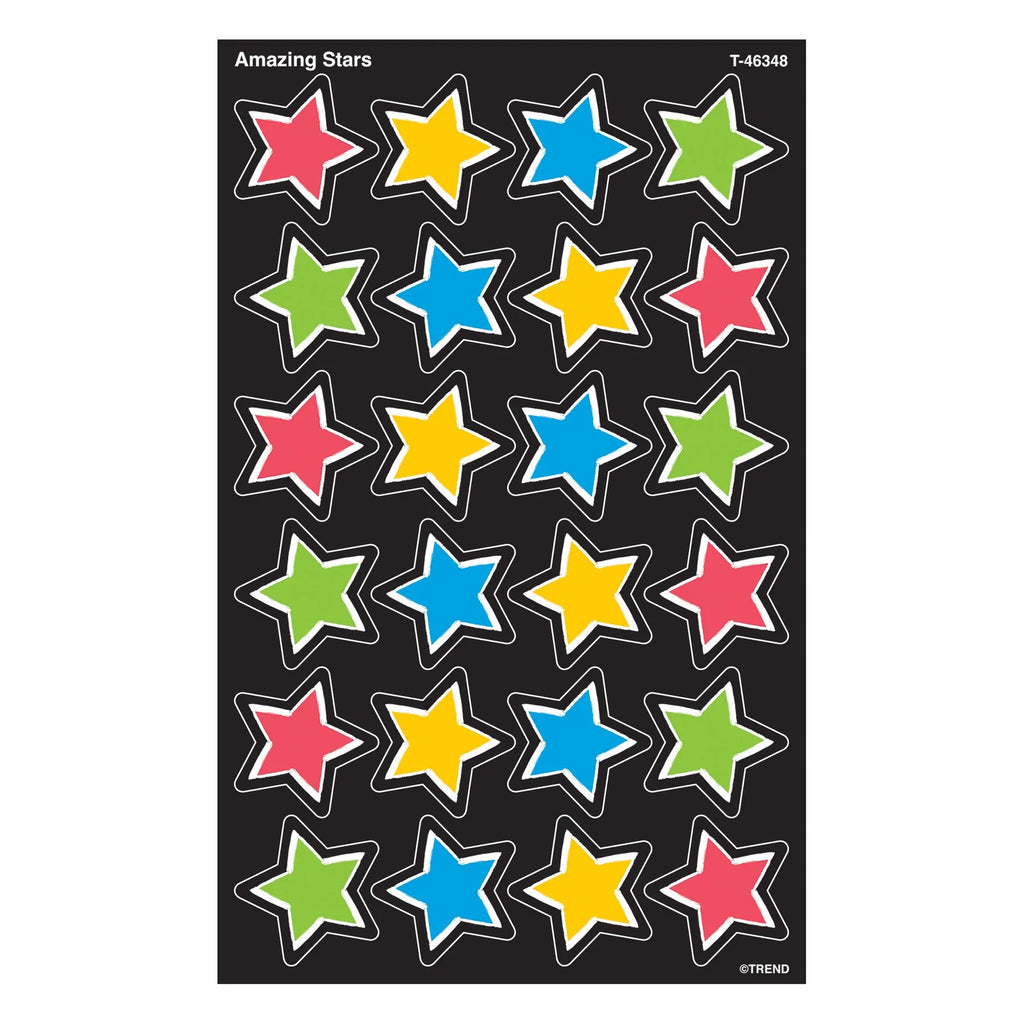 Amazing Stars superShapes Stickers – Large – CM School Supply