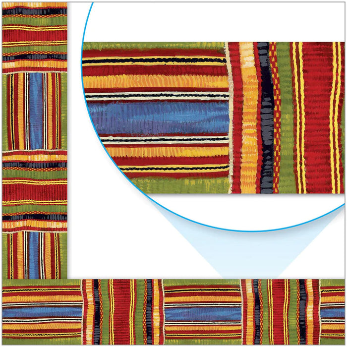 Kente Cloth Clipart Border