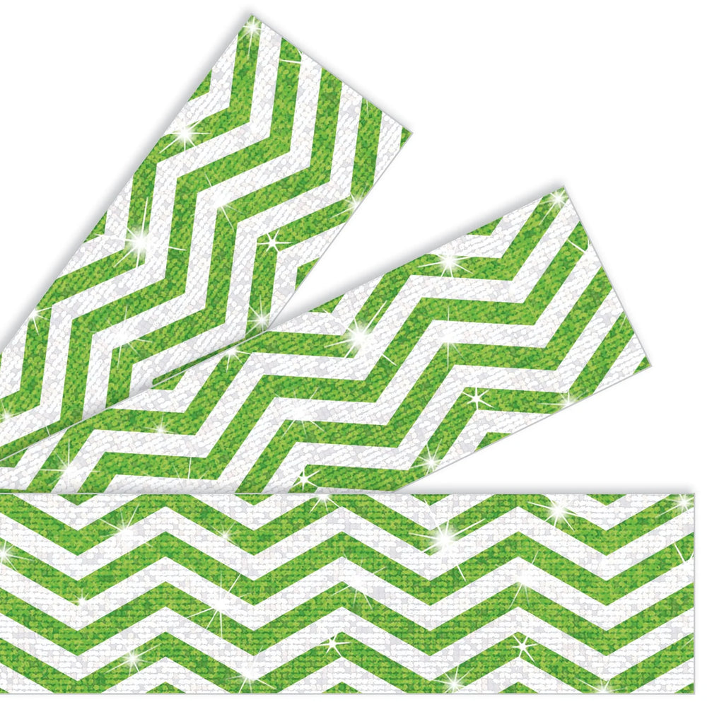 Looking Sharp Lime Bolder Borders® – Sparkle Plus – CM School Supply