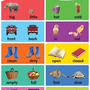 Colorful Early Learning Small Poster Pack — CM School Supply