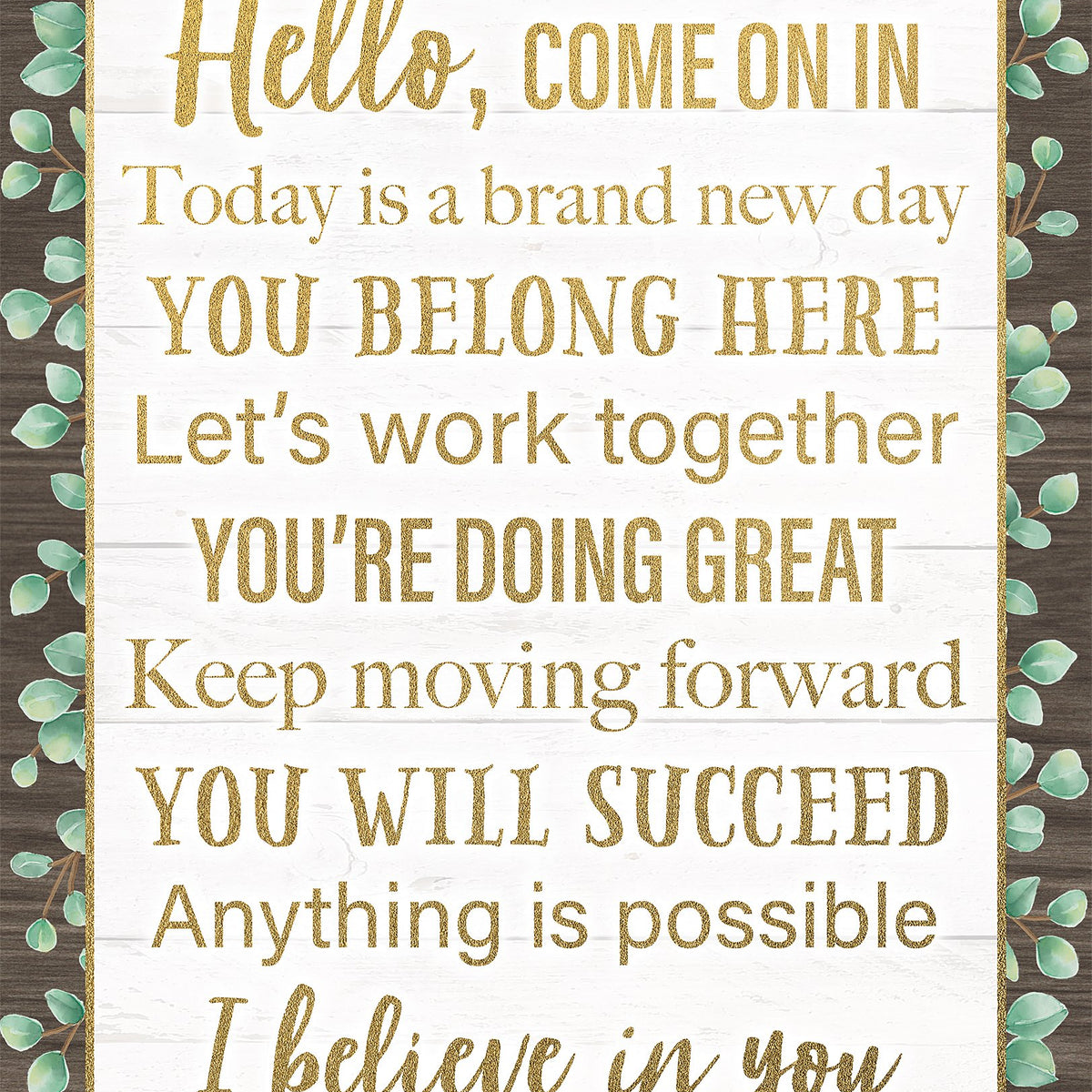 Eucalyptus Hello Chart — CM School Supply