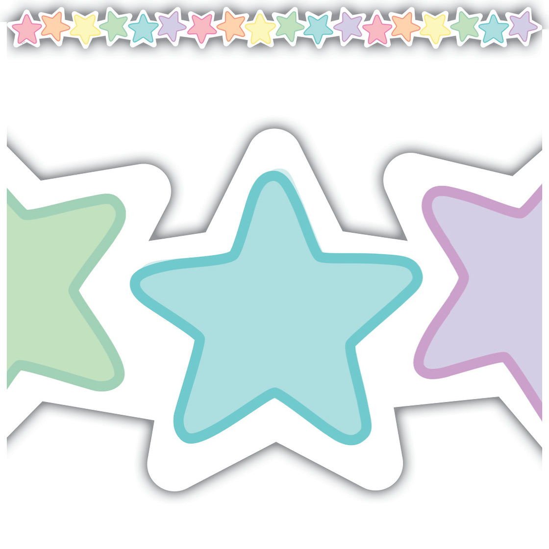 Pastel Bulletin Board Borders (35 Feet) | CM School Supply