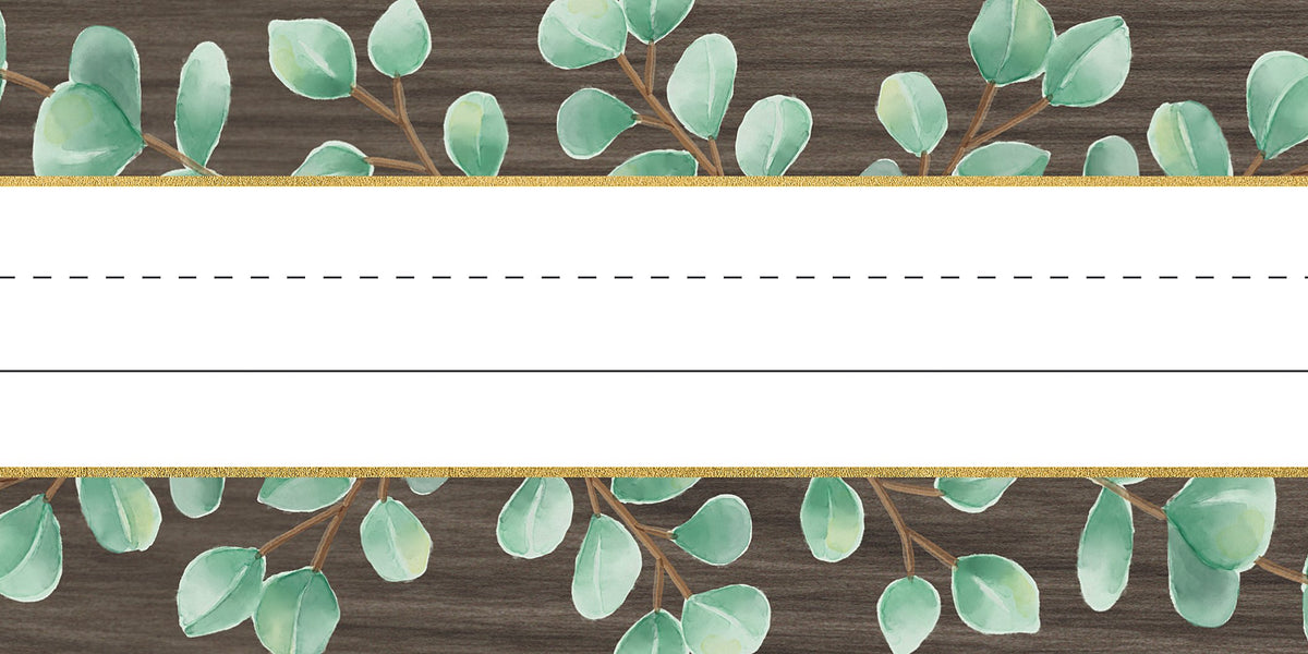 Eucalyptus Flat Name Plates — CM School Supply