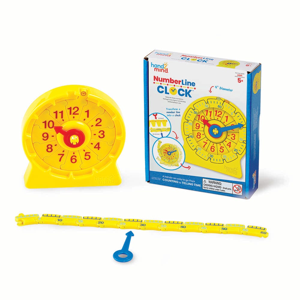 NumberLine 4" Clock™, Mini Student Clock – CM School Supply