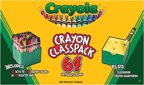 Crayola Crayon 64-color Classpack – CM School Supply