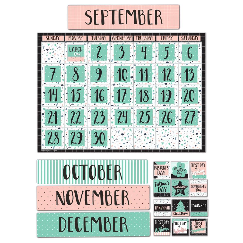 Simply Sassy Calendar Bulletin Board Set (D) – CM School Supply