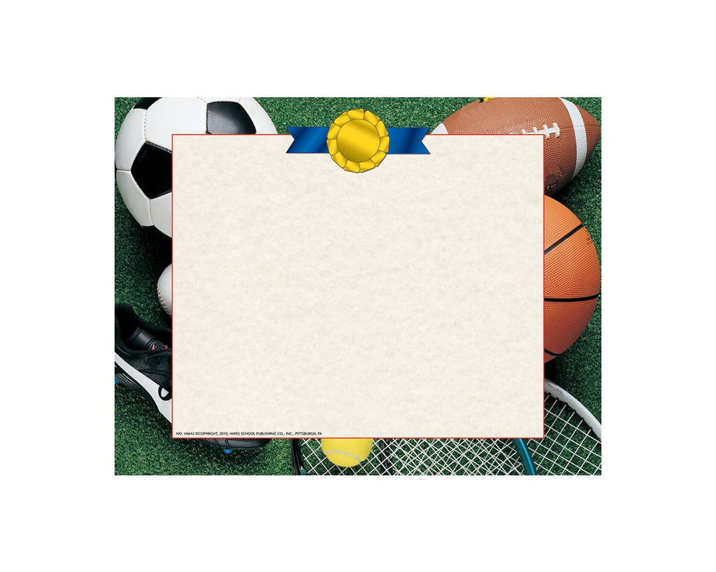 Athletic Border Paper, 8.5" x 11" - Pack of 50 – CM School Supply