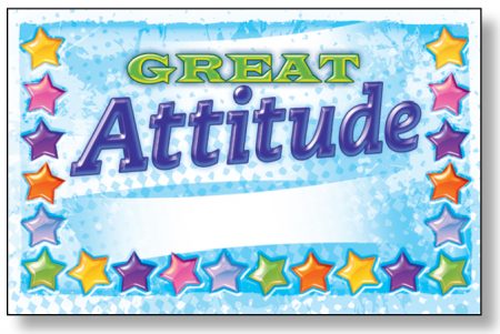 Great Attitude Punch Cards – CM School Supply