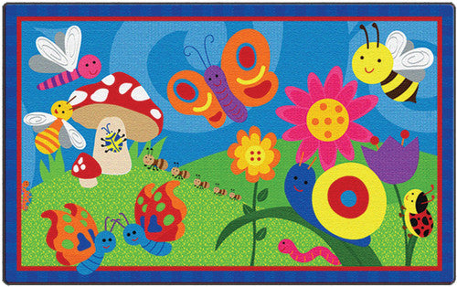 Cutie Bugs‚ Rug, 5' x 8' – CM School Supply