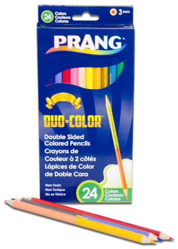 Prang Duo-Color Pencils, 24 Color Set – CM School Supply