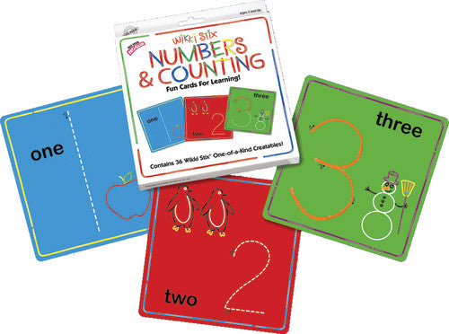 Wikki Stix Numbers & Counting Cards – CM School Supply
