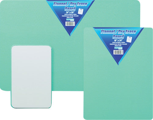 Flannel/Dry Erase Combination Board, 18" x 24" – CM School Supply